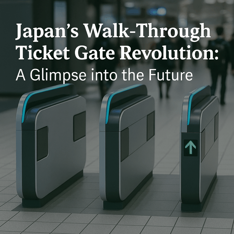 Japan's Next-Gen Ticket Gates: Walk-Through, Touchless, and Fully ...