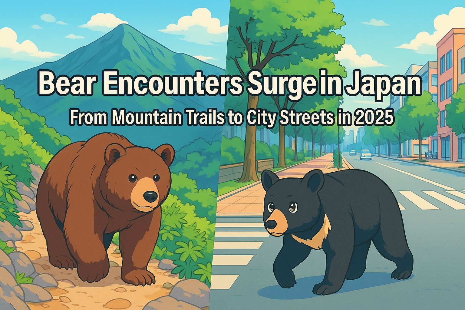 Bear Encounters Surge in Japan: From Mountain Trails to City Streets in ...
